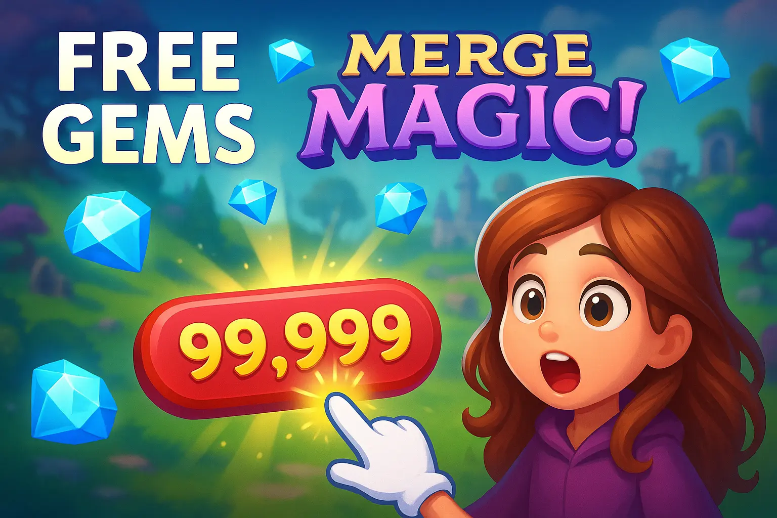 Best Strategy to get Merge Magic free gems